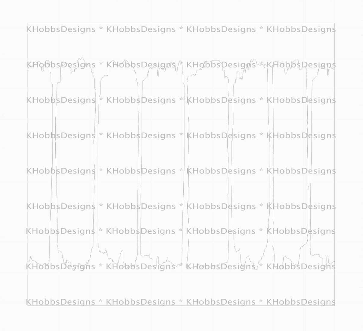 Brushstroke Template for Makerflo 30 Skinny - Digital Cut File Only ...